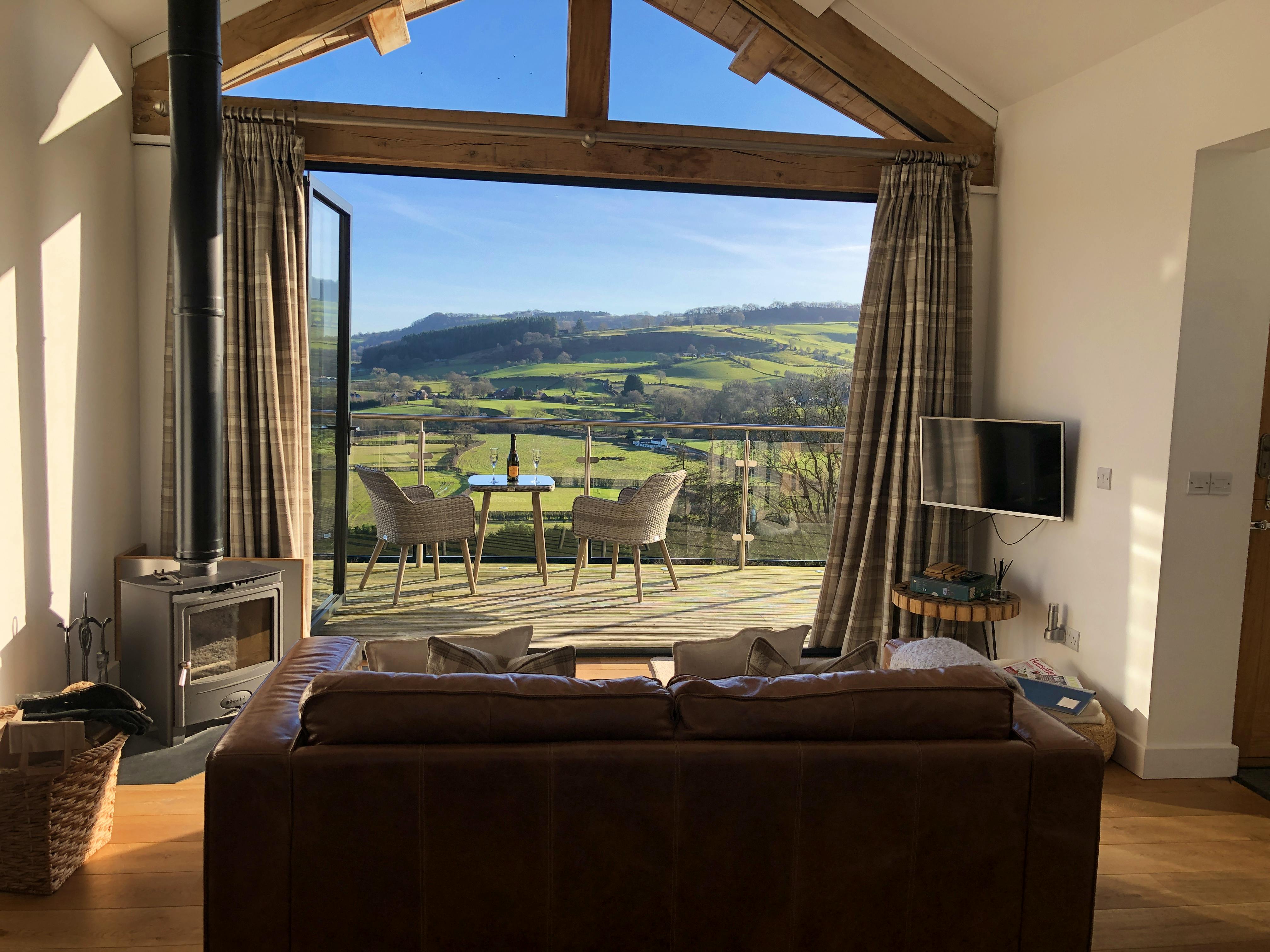 Heartwood Treehouse - a luxurious hot tub treehouse in rural Mid Wales.
