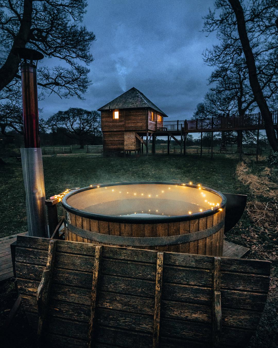 Netherby Estate Treehouse – a cosy cabin for 4 in Cumbria
