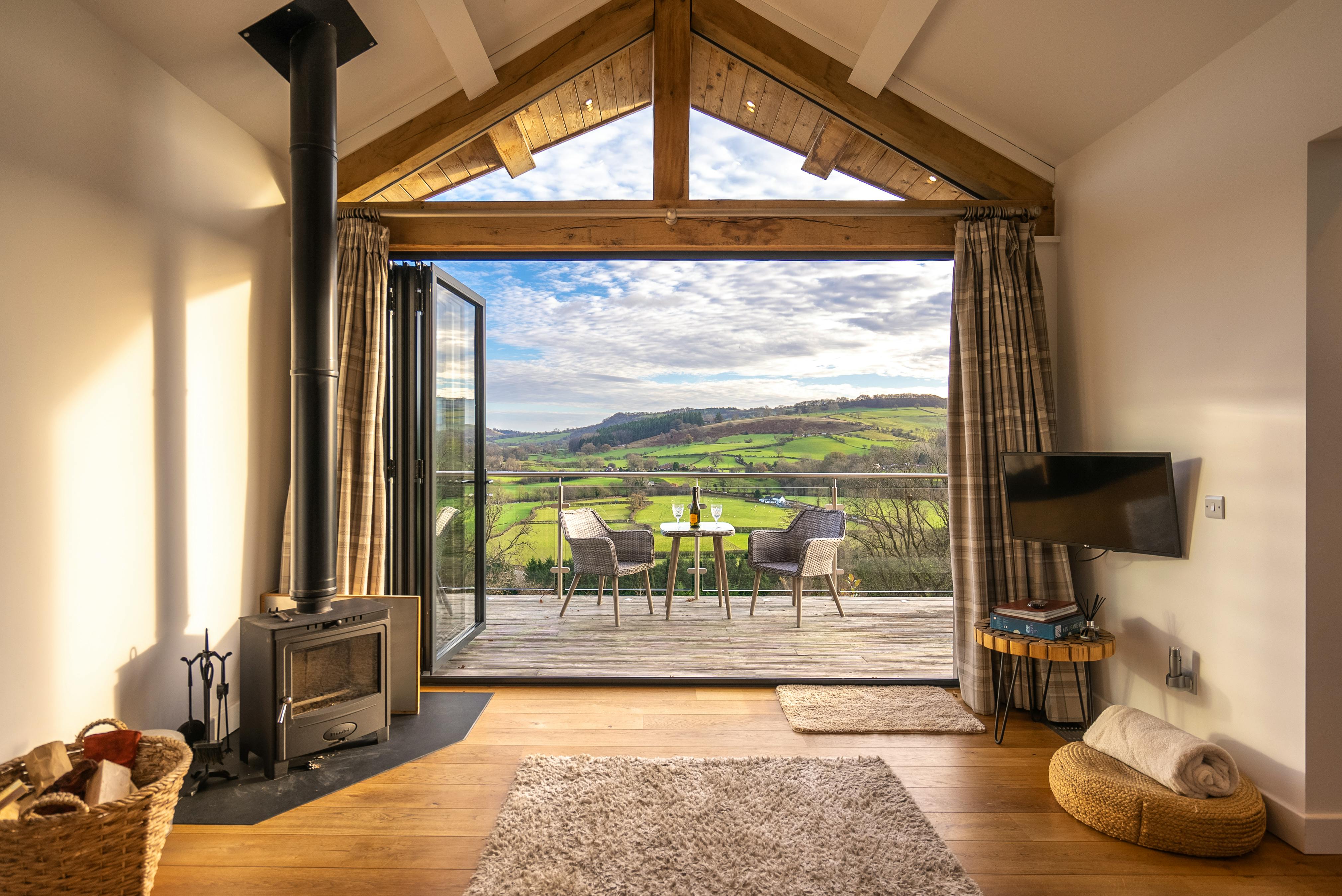 Heartwood Treehouse - a luxurious hot tub treehouse in rural Mid Wales.