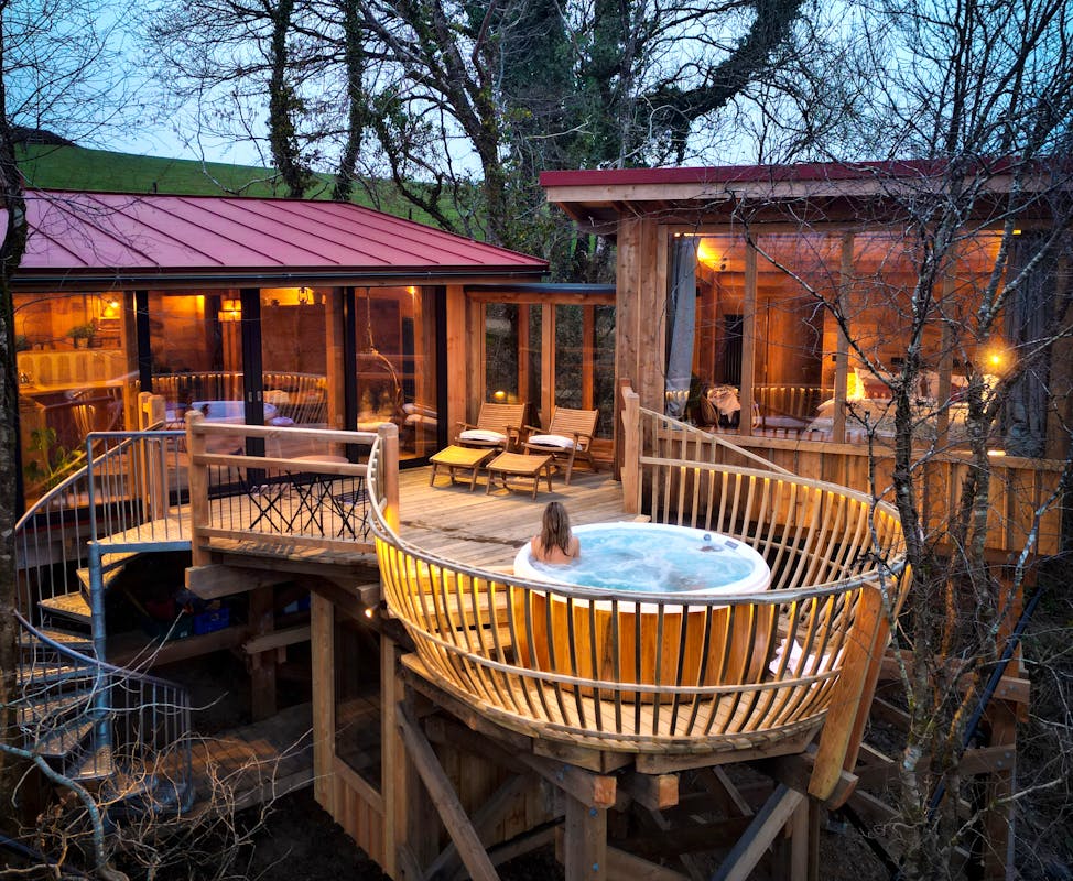 Wolf Wood Spa Treehouse - Luxury Devon treehouse
