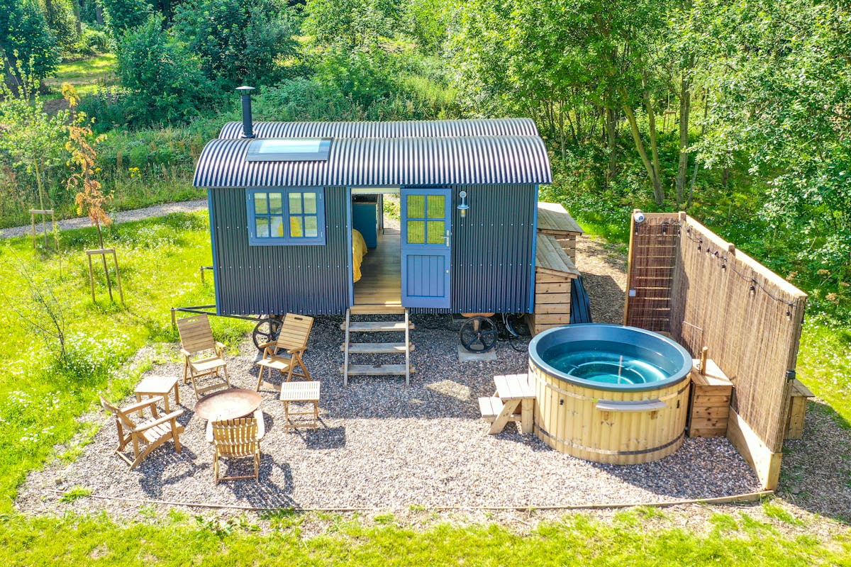 The Huts at The Hall - luxury shepherds huts in Yorkshire