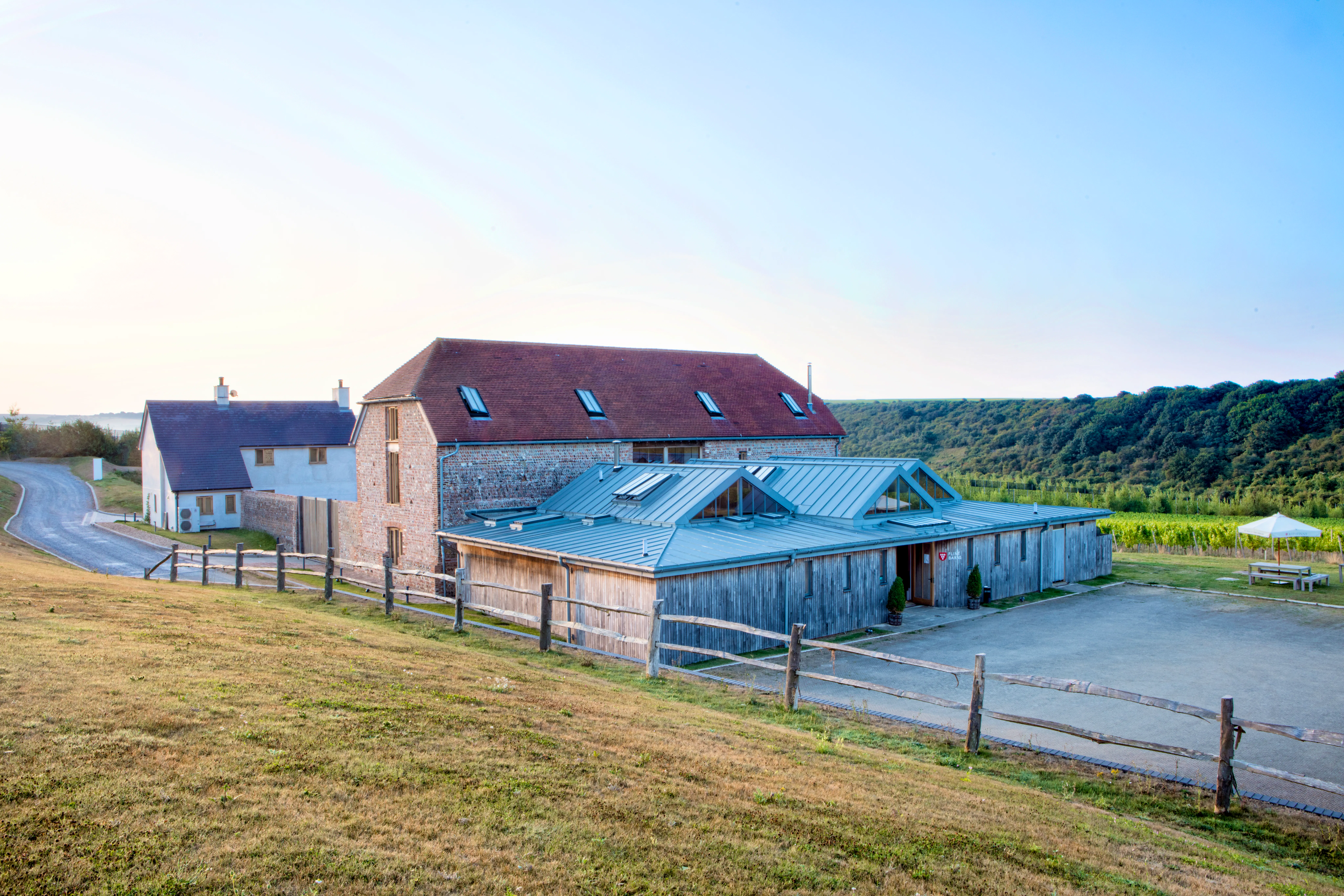 Flint Barns - Gorgeous hotel on a Sussex wine estate.
