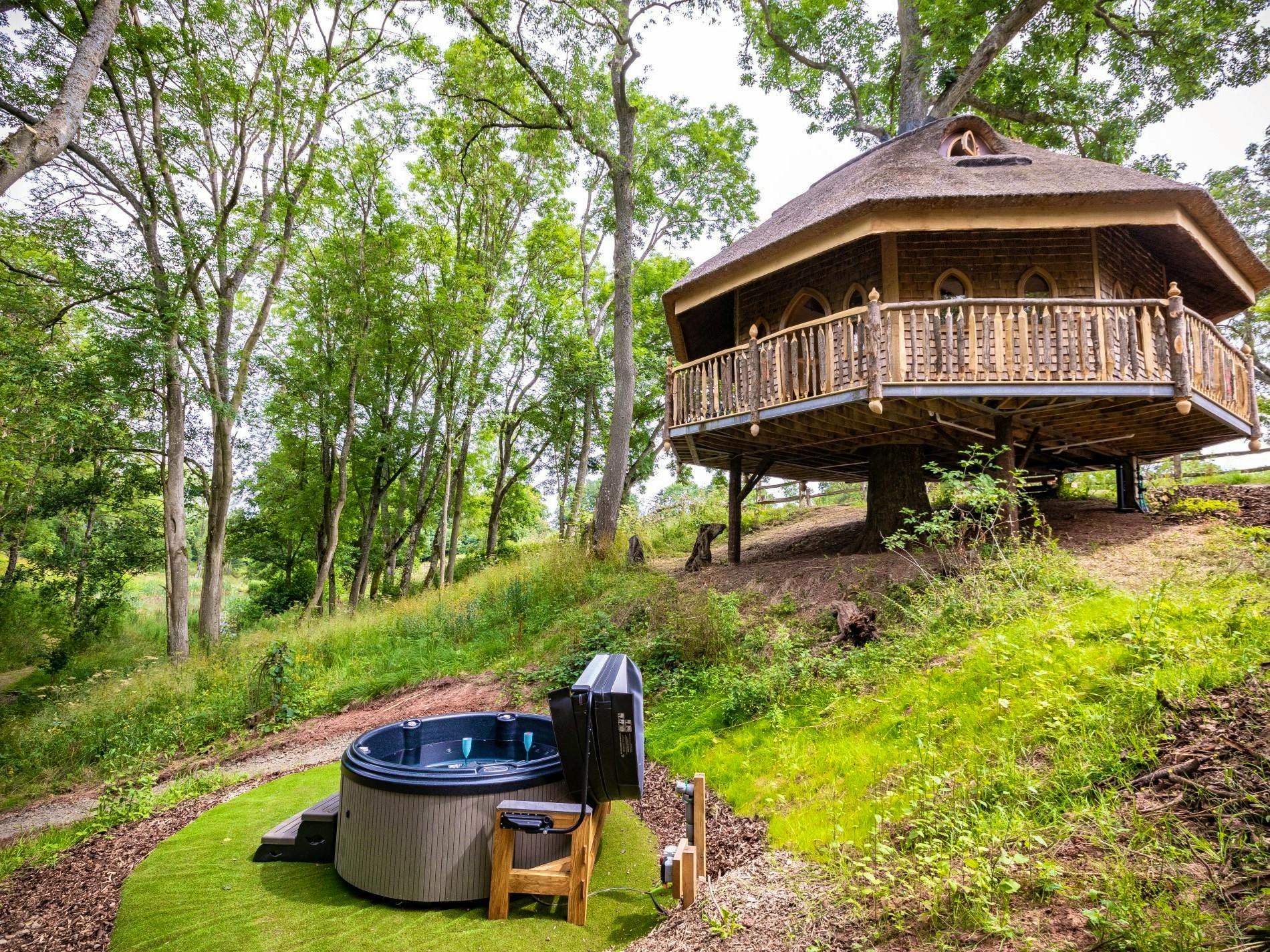 Cedar Hollow Treehouse - A luxury retreat in the Oxfordshire woods.